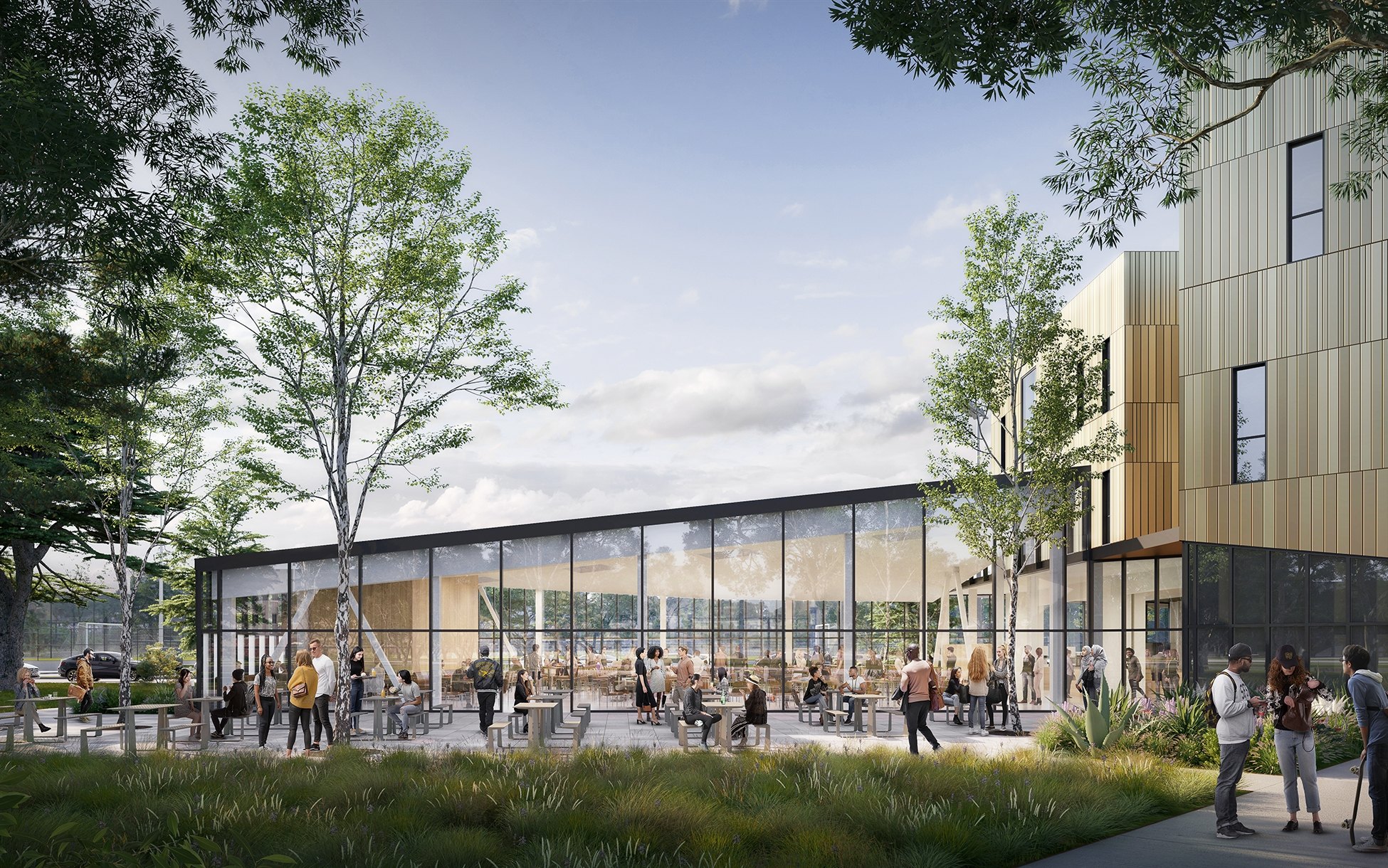 West Grove Commons in Yerba Buena Dining Hall / Health Center | McCarthy