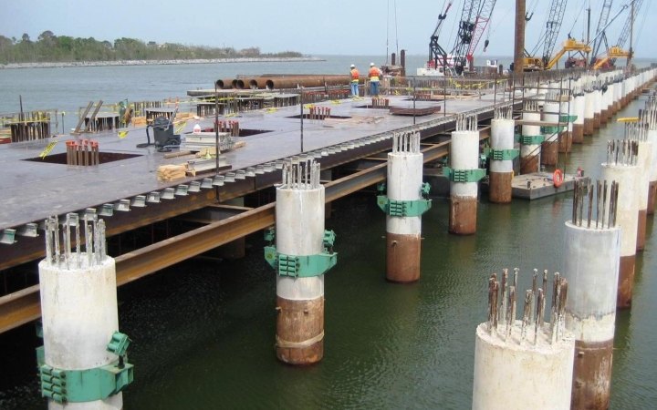 Bayport Terminal Wharf - Marine Construction- McCarthy
