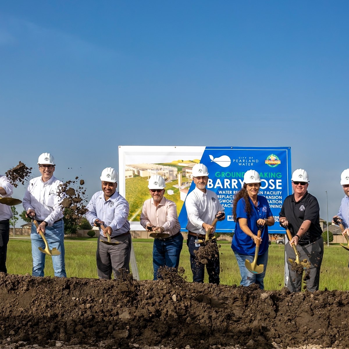 City of Pearland Breaks Ground on Barry Rose Water Reclamation Facility ...