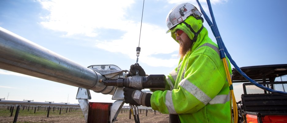 McCarthy Works on Double Black Diamond Solar Project