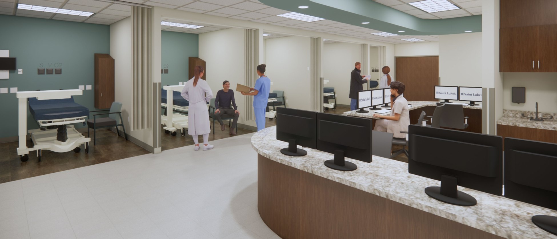Construction at Saint Luke’s Ambulatory Surgery Center